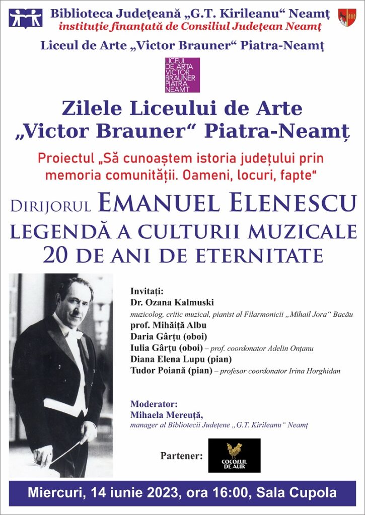 Dirijorul Emanuel Elenescu, legendă a culturii muzicale - 20 de ani de ...